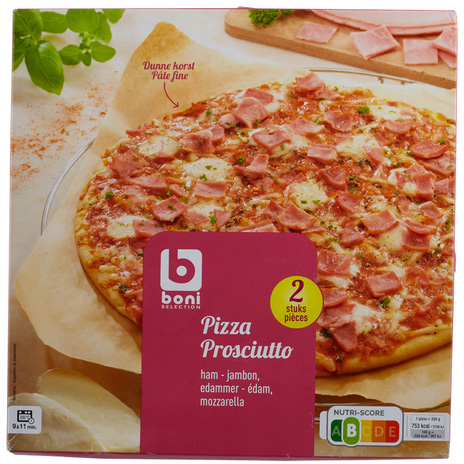 BONI SELECTION (COLRUYT) PIZZA PROSCIUTTO : test complet, prix et avis ...