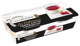 Score santé de LES CRÉATIONS (INTERMARCHÉ) LA DÉLICIEUSE PANNA COTTA ...