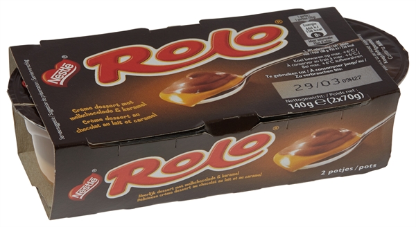 Score santé de NESTLÉ NESTLÉ ROLO CRÈME DESSERT AU CHOCOLAT AU LAIT ...