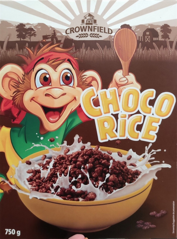Test CROWNFIELD (LIDL) CHOCO RICE - Testachats santé