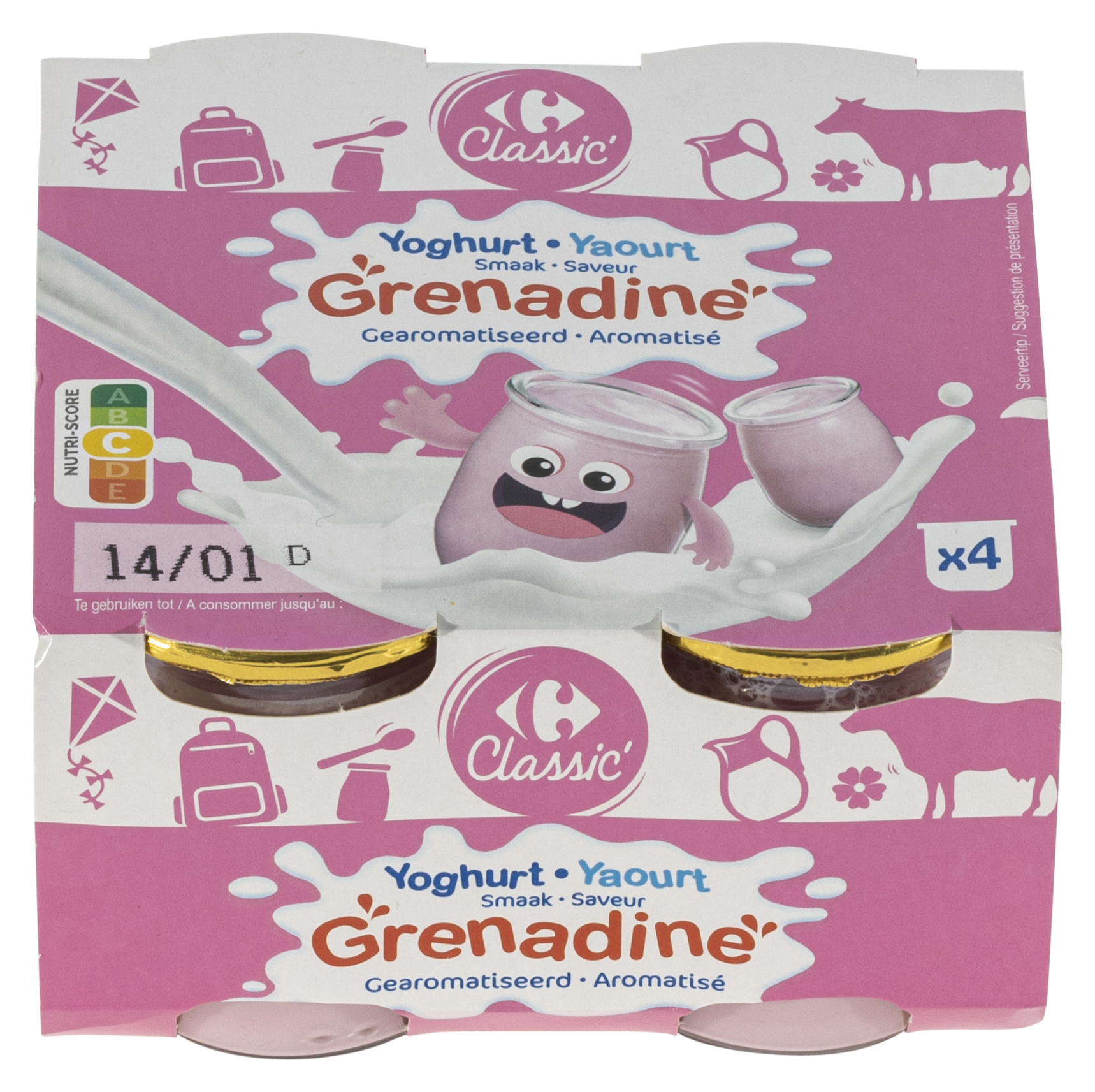 Test CARREFOUR KIDS YAOURT SAVEUR GRENADINE AROMATISÉ - Testachats santé