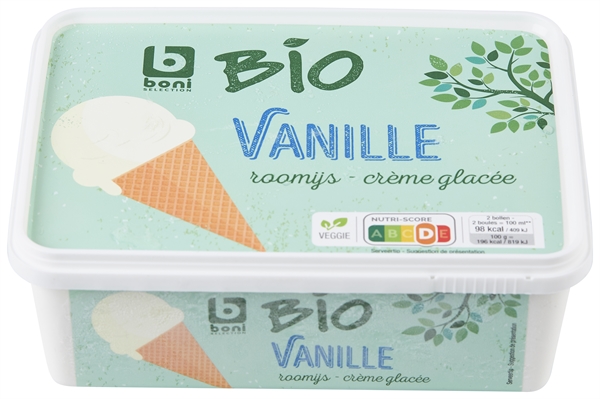 BONI SELECTION BIO (COLRUYT) VANILLE CRÈME GLACÉE: test complet, prix ...